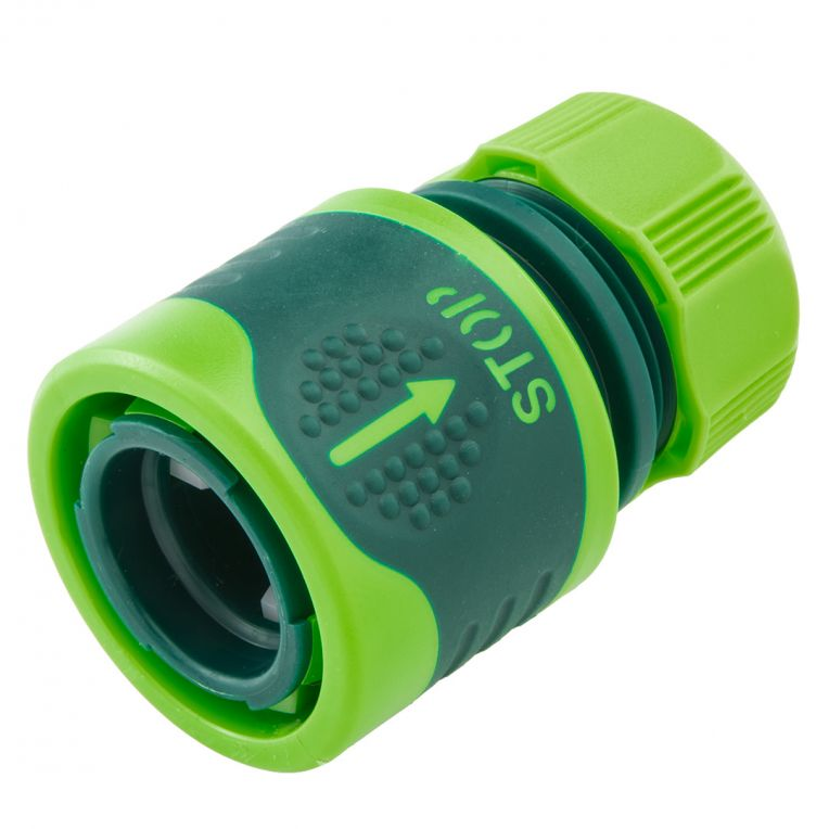 Slang koppelstuk 1/2' met STOP, BI-MATERIAAL, 30 Stuks in Display Box ...
