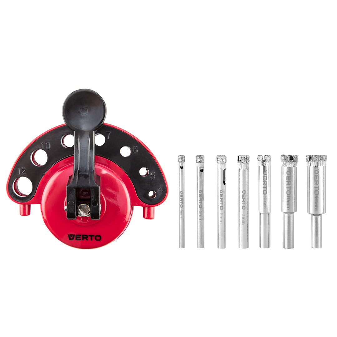 Tegel/Glas boren set met houder | BRINKmarkt.nl